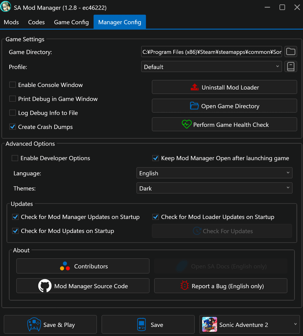 ソニックアドベンチャー2バトルSteam版 ModManagerのすすめ｜きせあき