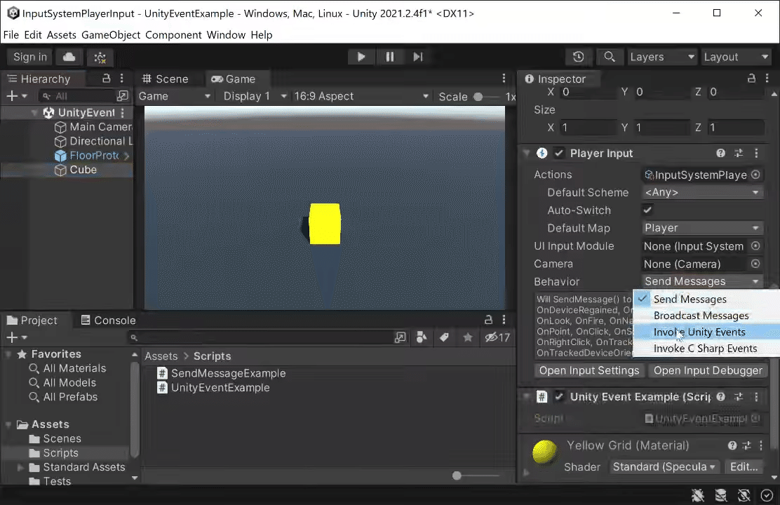 Player Inputについて｜初心者プログラマー