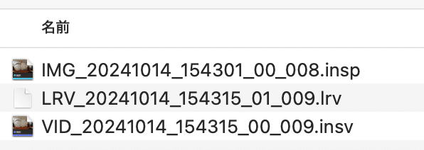 Insta360 の画像・動画ファイルのフォーマットを調べる｜Naruki Chigira
