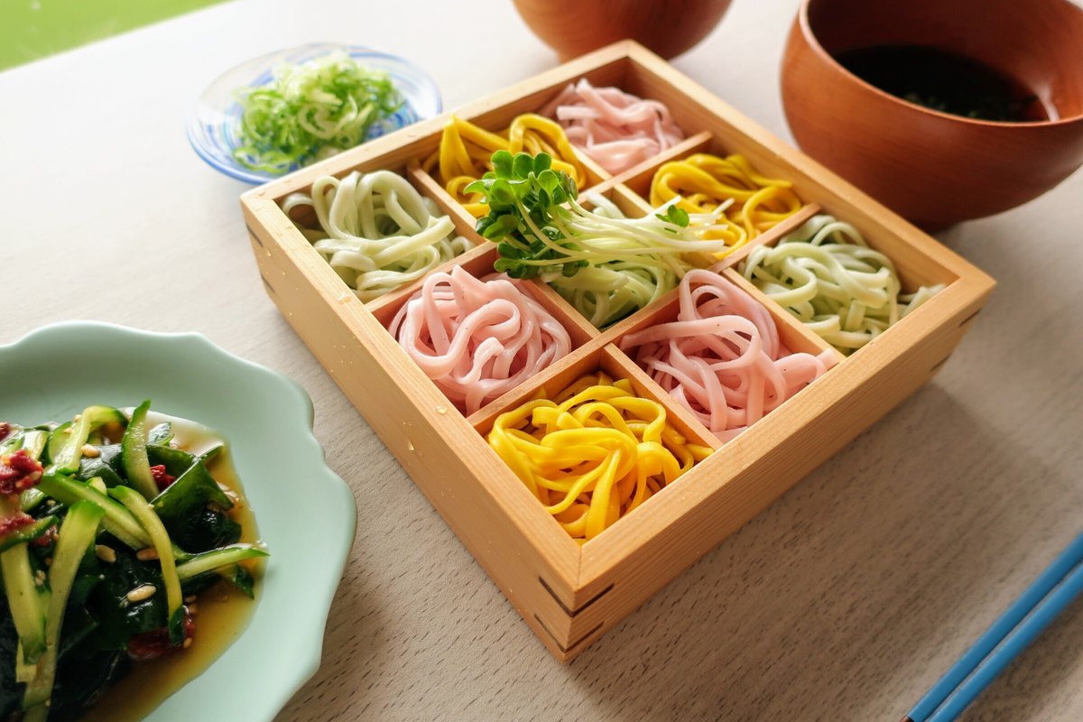 【めんつゆ・醤油麹】幸せぐるぐる麺＆わかめと胡瓜の麹醤油和え｜満ちてるごはん☆彡EXIT RIE