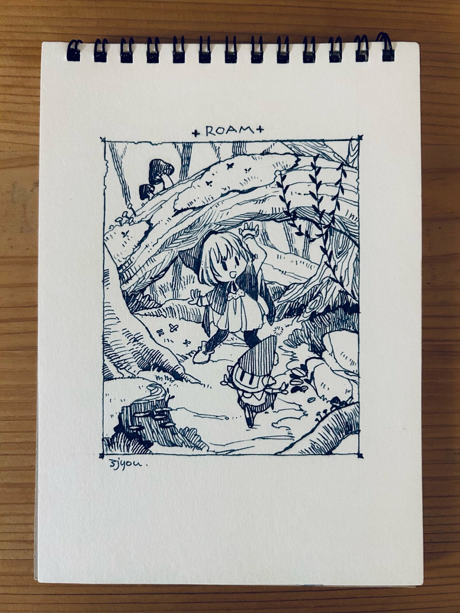 Inktober（14:ROAM）｜さんじょう