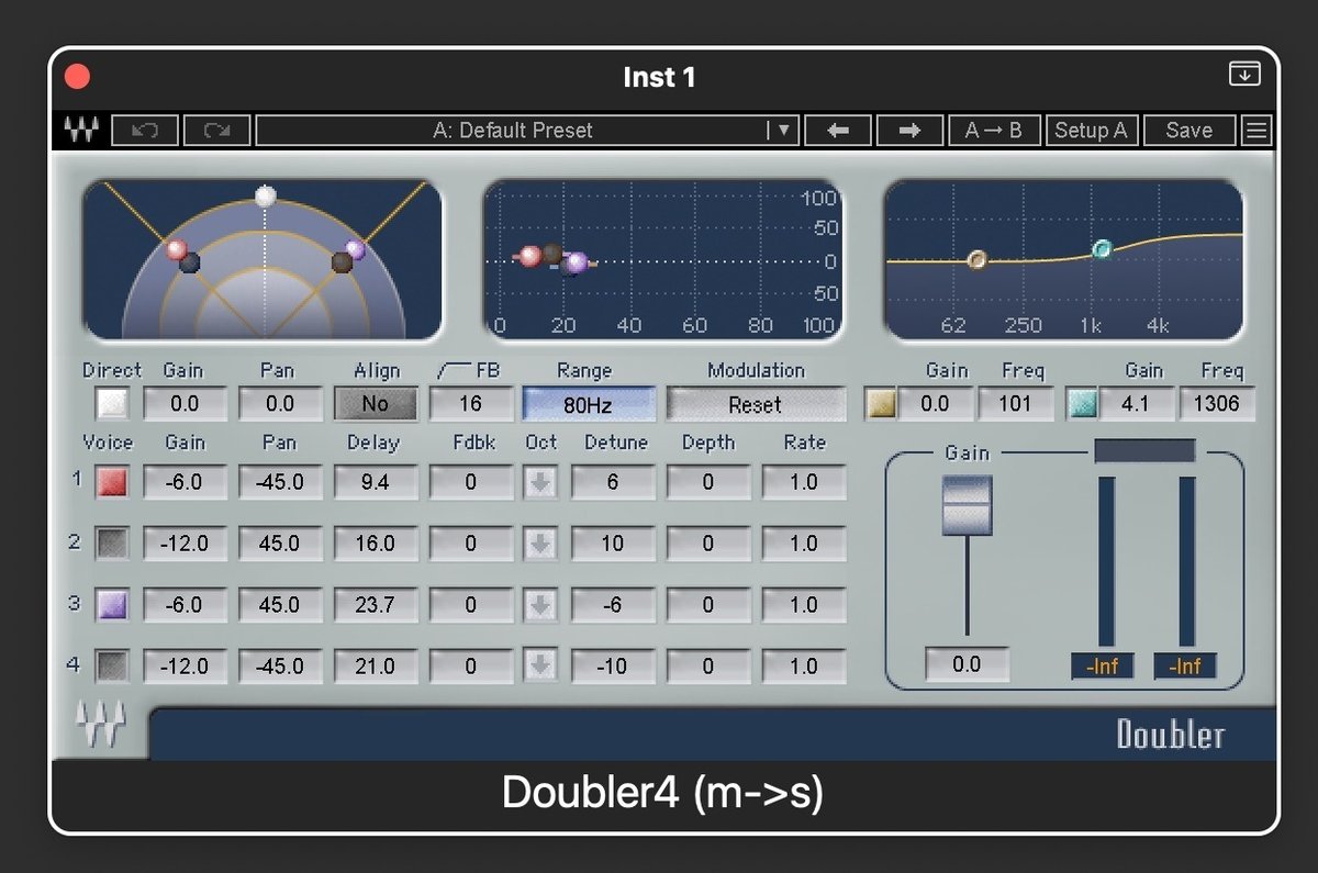 Waves Doublerで即効ダブリング！ボーカルに厚みと存在感をプラスする方法｜Yuuki-T