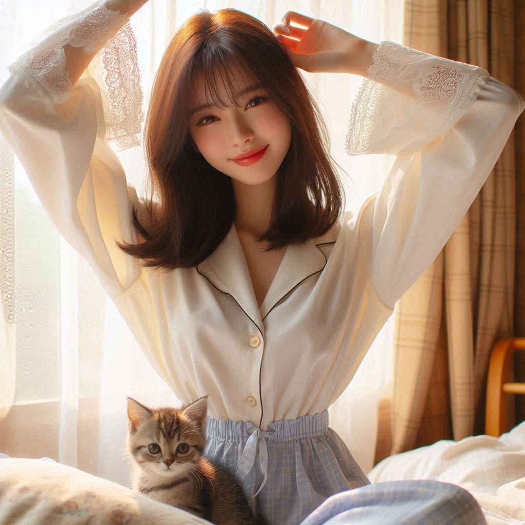 AIイラスト グッドモーニング｜笑わせるセールスマン