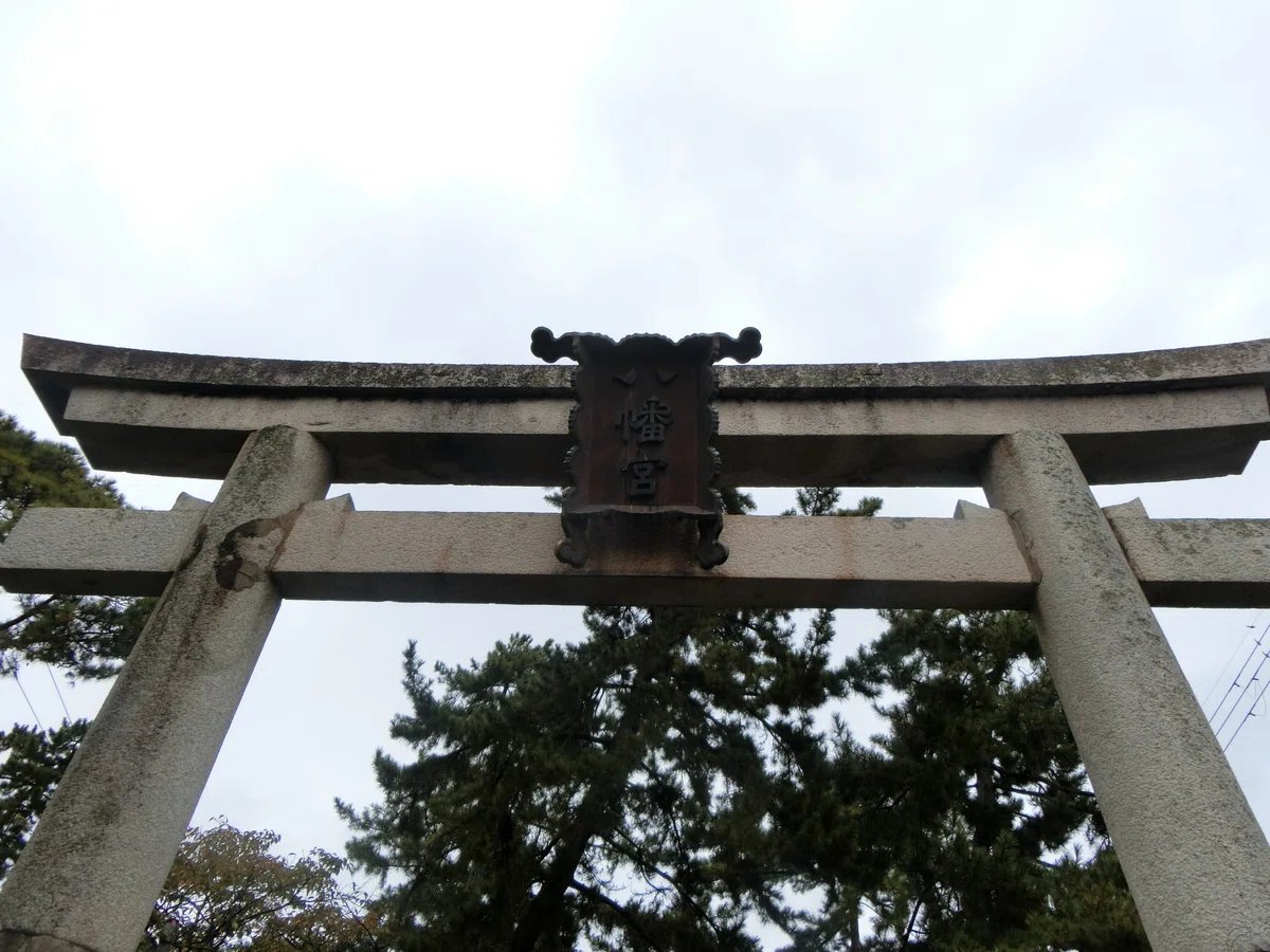 It's a Hachiman shrine, but the main hall is in Shinmei-zukuri style ...
