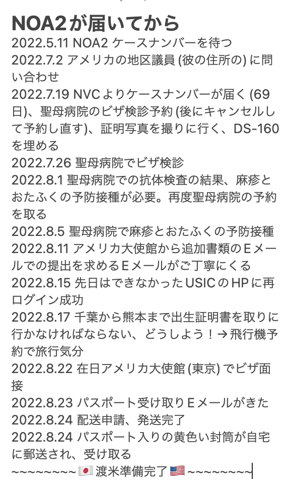NOA2が届いたらすること｜Date Maki アメリカ生活と英語
