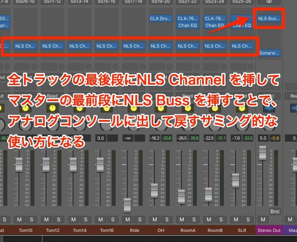 アナログコンソールでサミングしてみよう！！Waves NLS Non-Linear Summer｜Yuuki-T