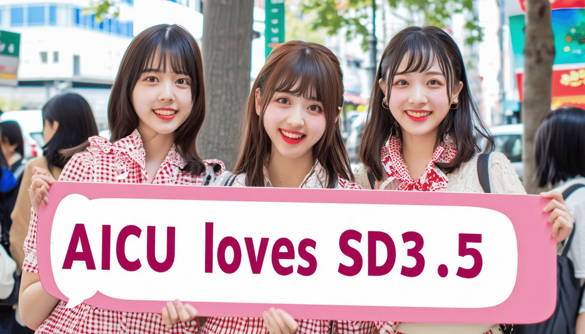 【最速レビュー】Stability AI 最新ベースモデル「Stable Diffusion 3.5」リリース！Stability AI APIで「日本人の生成」を試してみた！｜AICU