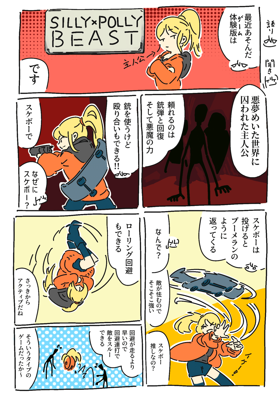 【Steam】最近遊んだ体験版 Silly Polly Beast｜いま野ジャングルミックス