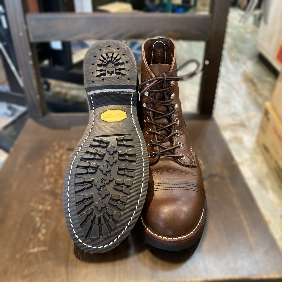 【Resole/ソールカスタム】Red Wing#8081 IRON RANGE/アイアンレンジ｜CREA Repair ...