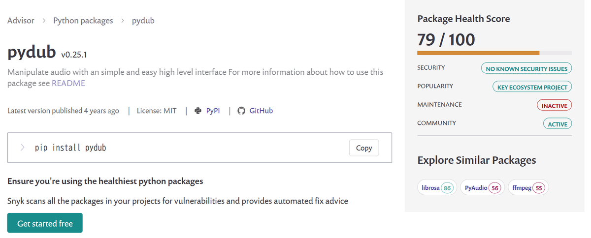 Pythonで音声データ加工（2）pydub、ffmpegのインストール｜LiuK