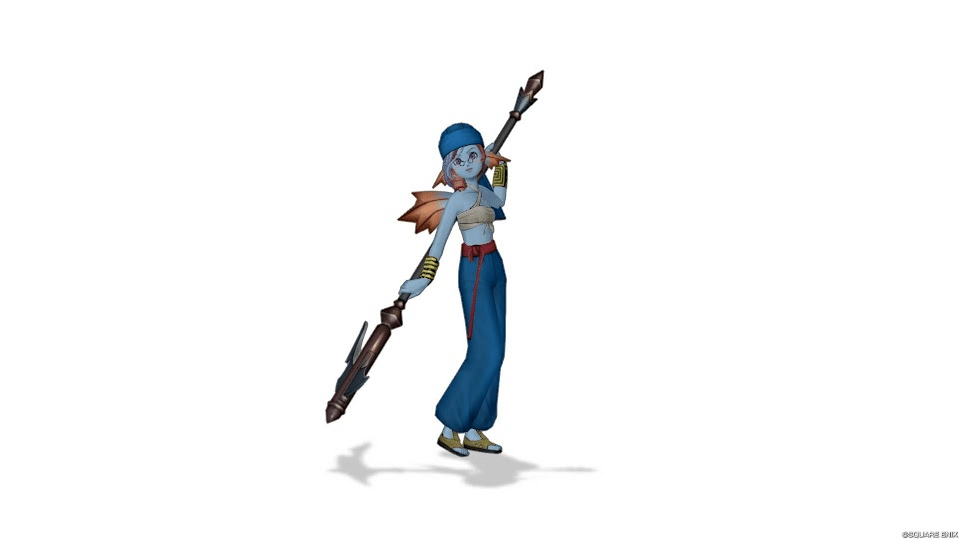 【全文無料】女性ウェディのバトルポーズ改まとめ【DQX】｜八咫鎌鼬