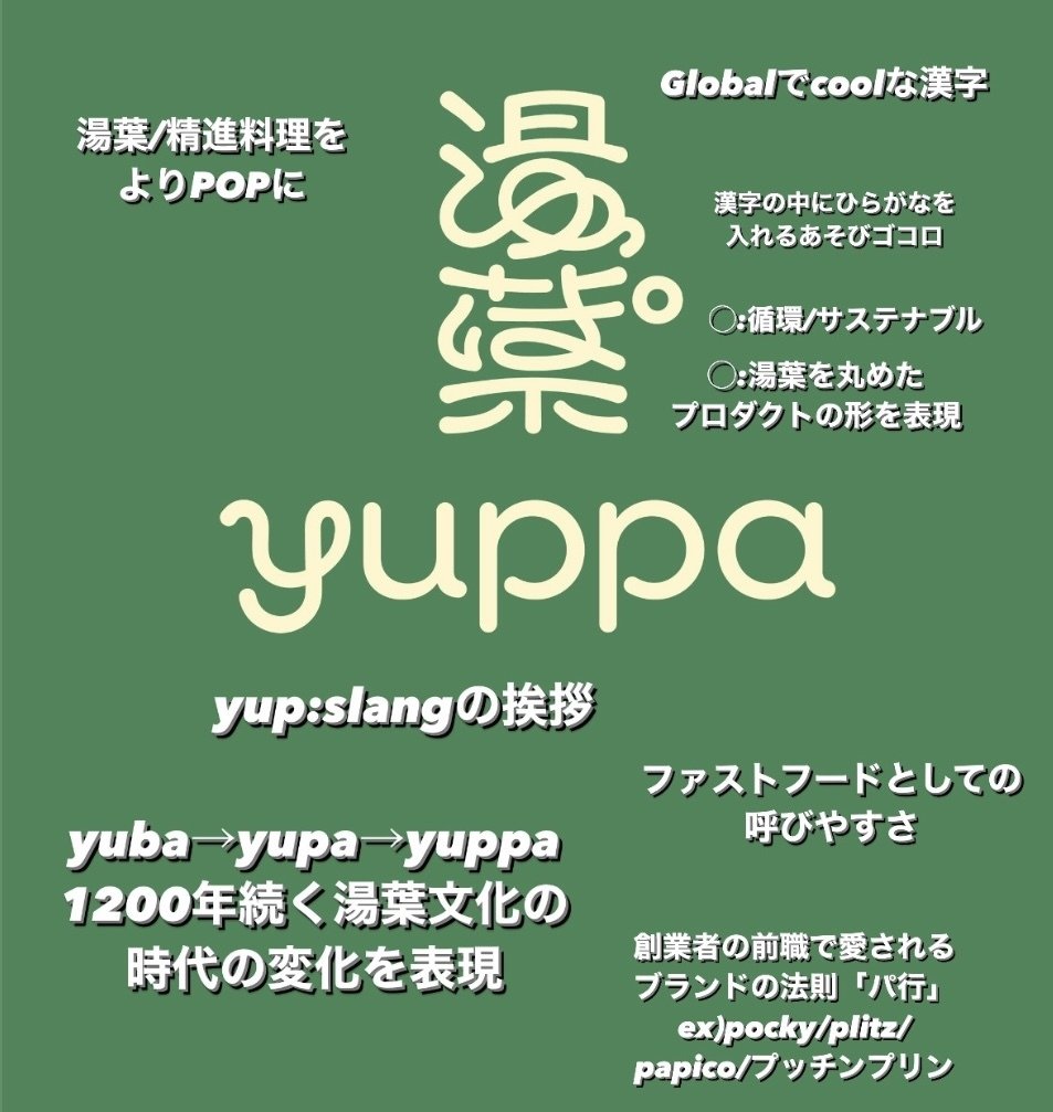 "yuppa"の名前に込めた意味｜Jinshi