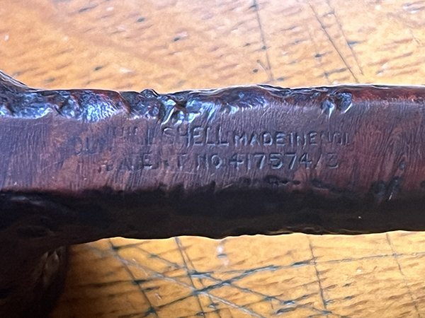 DUNHILL / SHELL / PATENT No.417574/34 / N197 F/T / 40年代？ ｜Bull