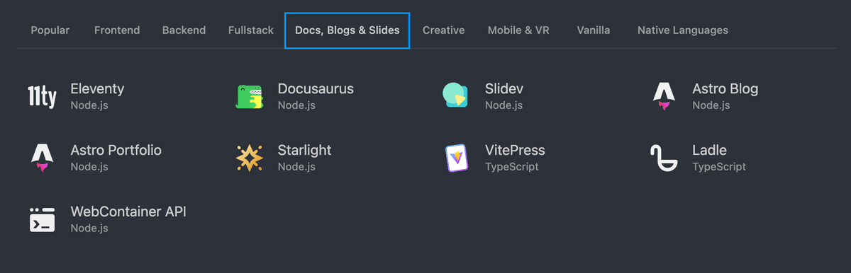 ブラウザで動く統合開発環境、StackBlitzで実現するブラウザでのNode.js開発｜サスケブレイン
