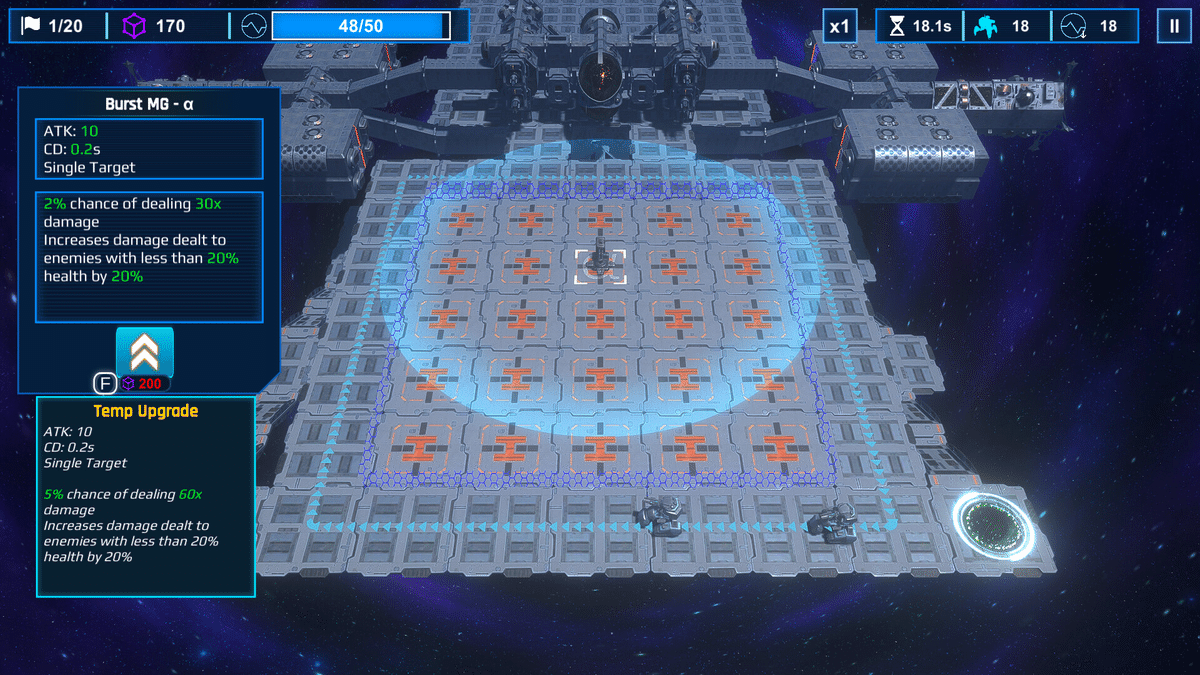 話題の包囲型タワーディフェンス「SpaceCycle」をプレイ。この方式は流行る可能性がある。 10/31｜とりちゃん