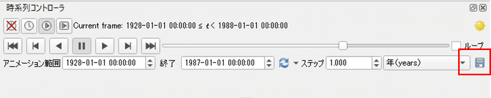 QGISを学ぼう！時系列アニメーションの解説｜株式会社SOCO