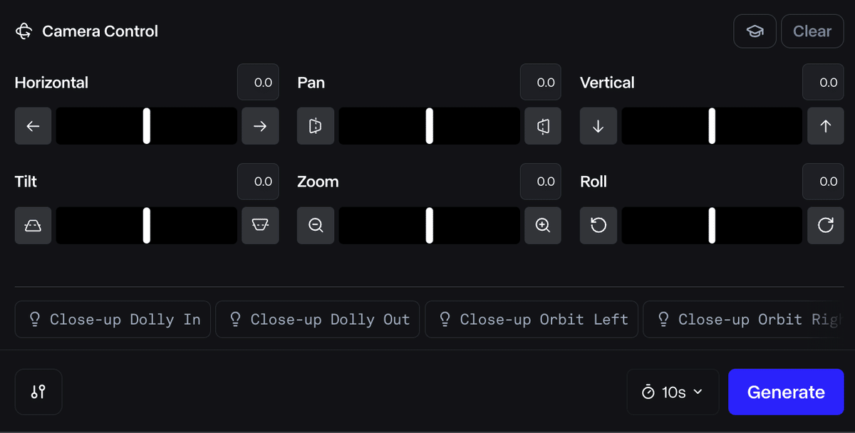 【保存版】Runway Gen-3：カメラコントロール徹底解説【Advanced Camera Control】｜ぽんず＠AICreator