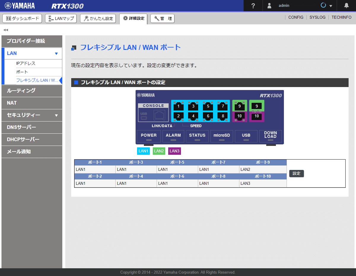 RTX1300の初期設定とフレキシブル LAN/WAN ポート｜アルキミスタ