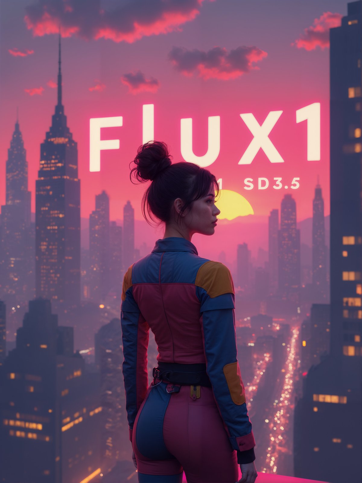 【SD3.5】SD3.5とFlux1を交互に生成実験【Flux1】｜Catapp-Art3D