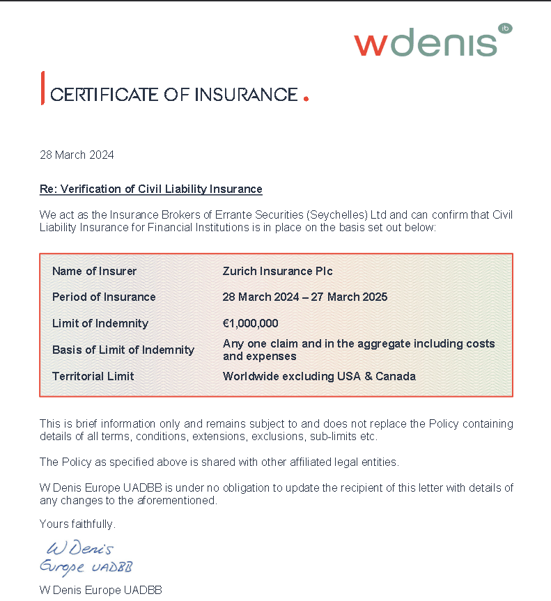 海外FXブローカーErranteの特徴と評判を徹底解説！信頼性と取引環境を詳しく紹介｜Keith.w