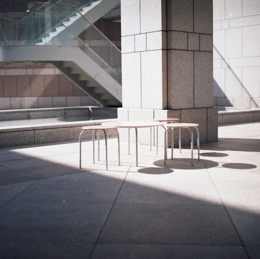 中判ARAX-60で（再開したての）横浜美術館を撮る｜黒猫デル太