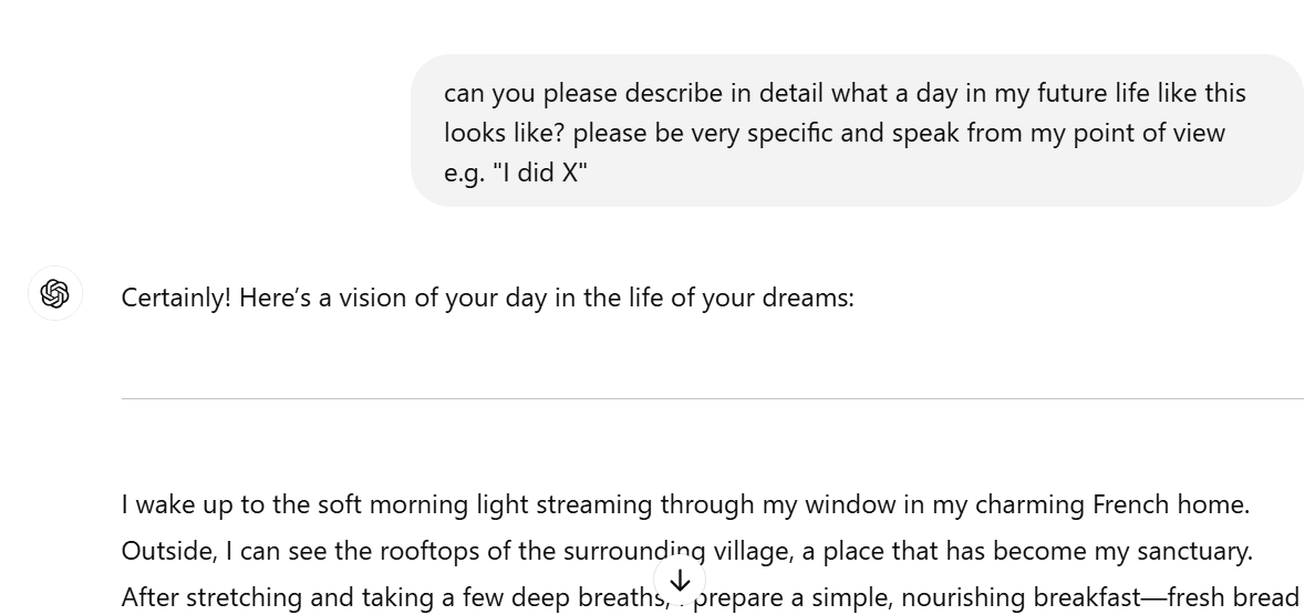 #ChatGPTDreamLife; 未来の自分を描いてもらう｜DX Design Lab