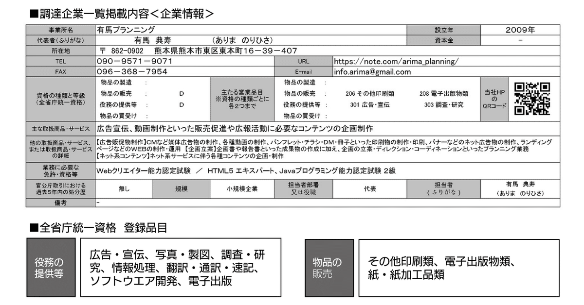 少額随意契約の『あと1社』に迷ったら有馬プランニングへ｜有馬典寿＜arima-planning＞