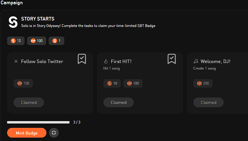 ꧁STORY PROTOCOL꧂Odyssey バッジの取り方を全部まとめる｜sasami
