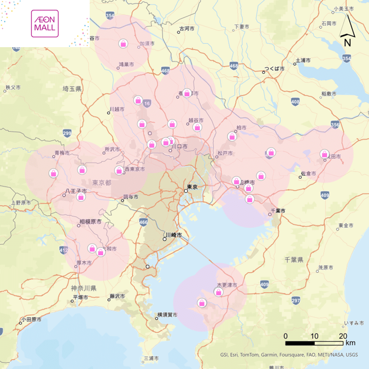【徹底比較】ららぽーとVSイオンモール強いのはどっち？｜Hiroki@GISデータ