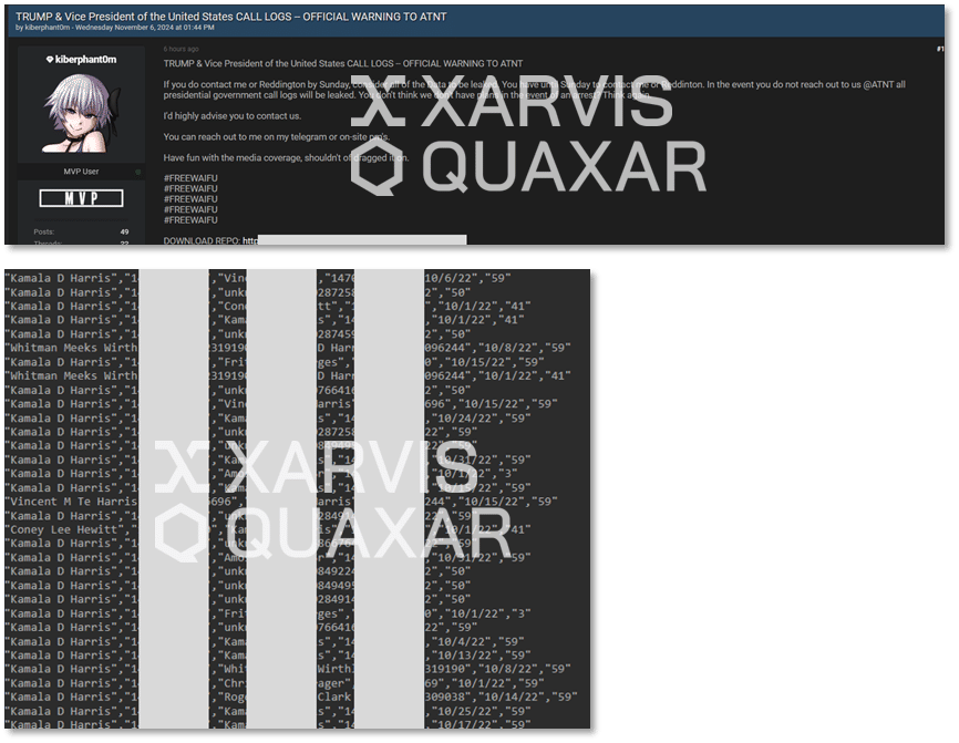 【トランプ氏の通話ログ流出か】11月1週目のS2W単独ニュース｜Darkpedia: サイバー犯罪のダークトレンド