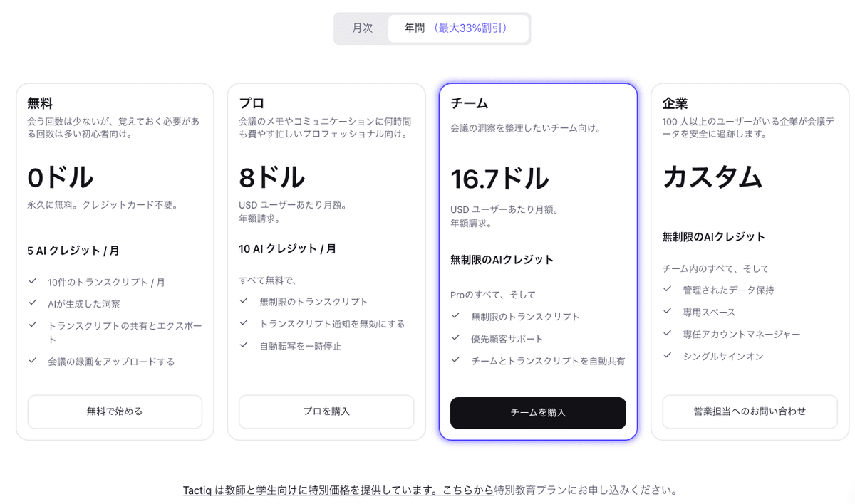【Notta、tl;dv、Tactiq】議事録効率化3ツール！機能と使い方を徹底検証！｜SAMURAI Biz | 生成AI情報発信局