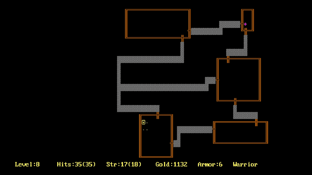Steamで遊べるRogueの操作方法・アイテム・モンスターデータまとめ【Epyx Rogue v1.49】｜でんこ