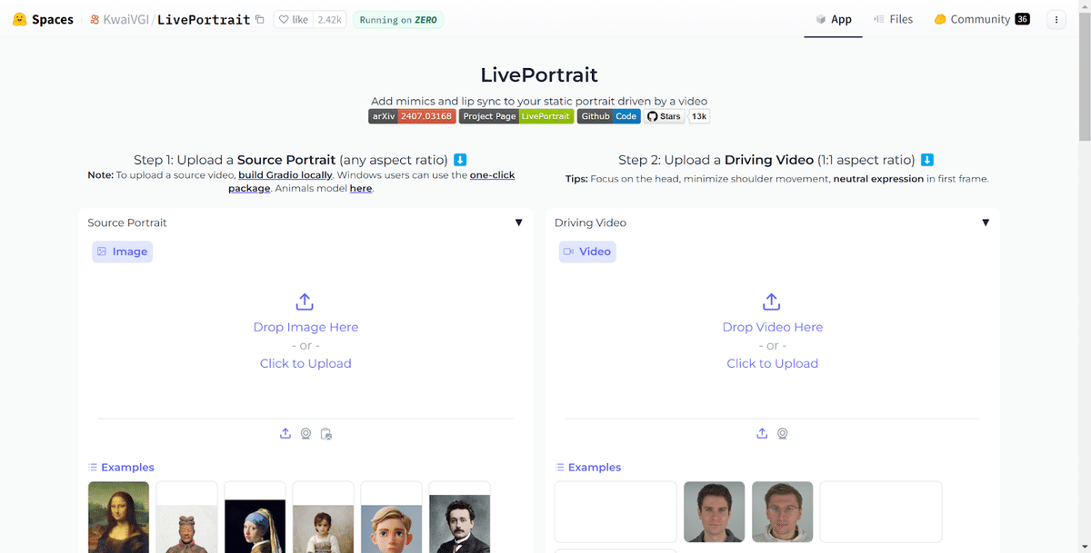 LivePortrait、FaceFusion などを使用した顔のアニメーションと操作の｜Henrik