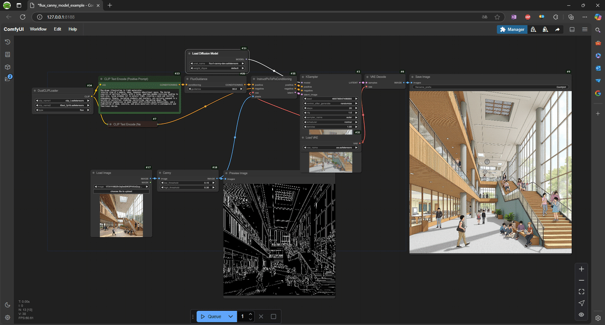 FLUX.1 Toolsで、建築画像の修正や再生成を試してみる｜SeaGate