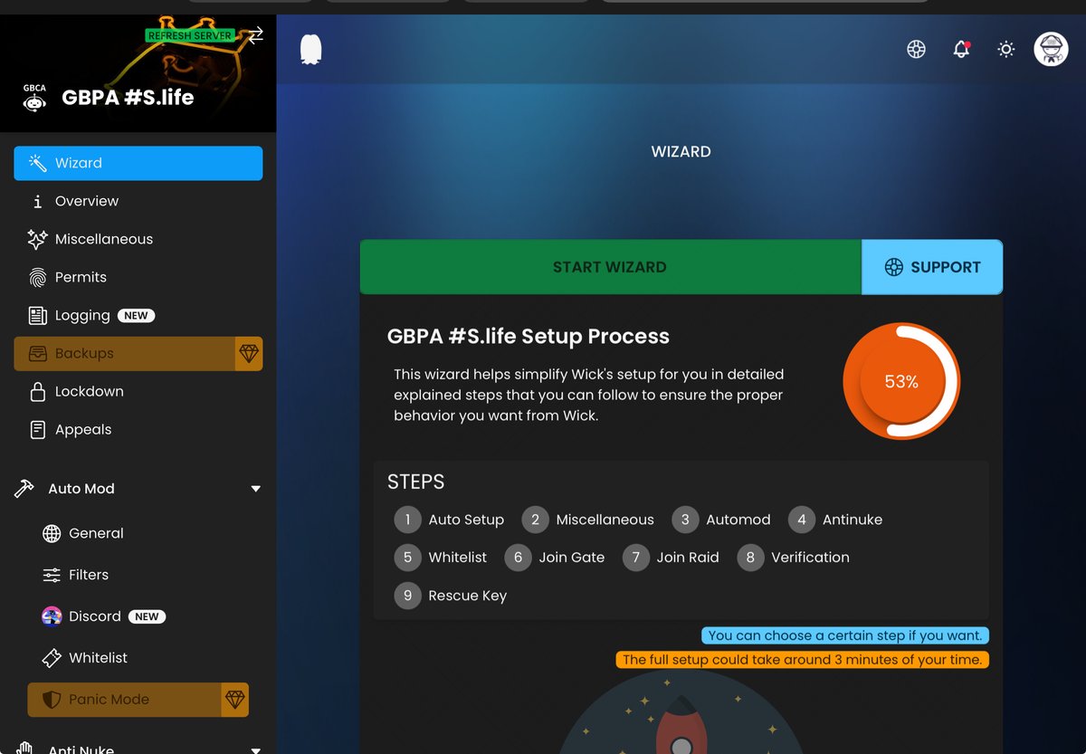 Discord bot「wick」の基本設定方法｜ゆううゆ