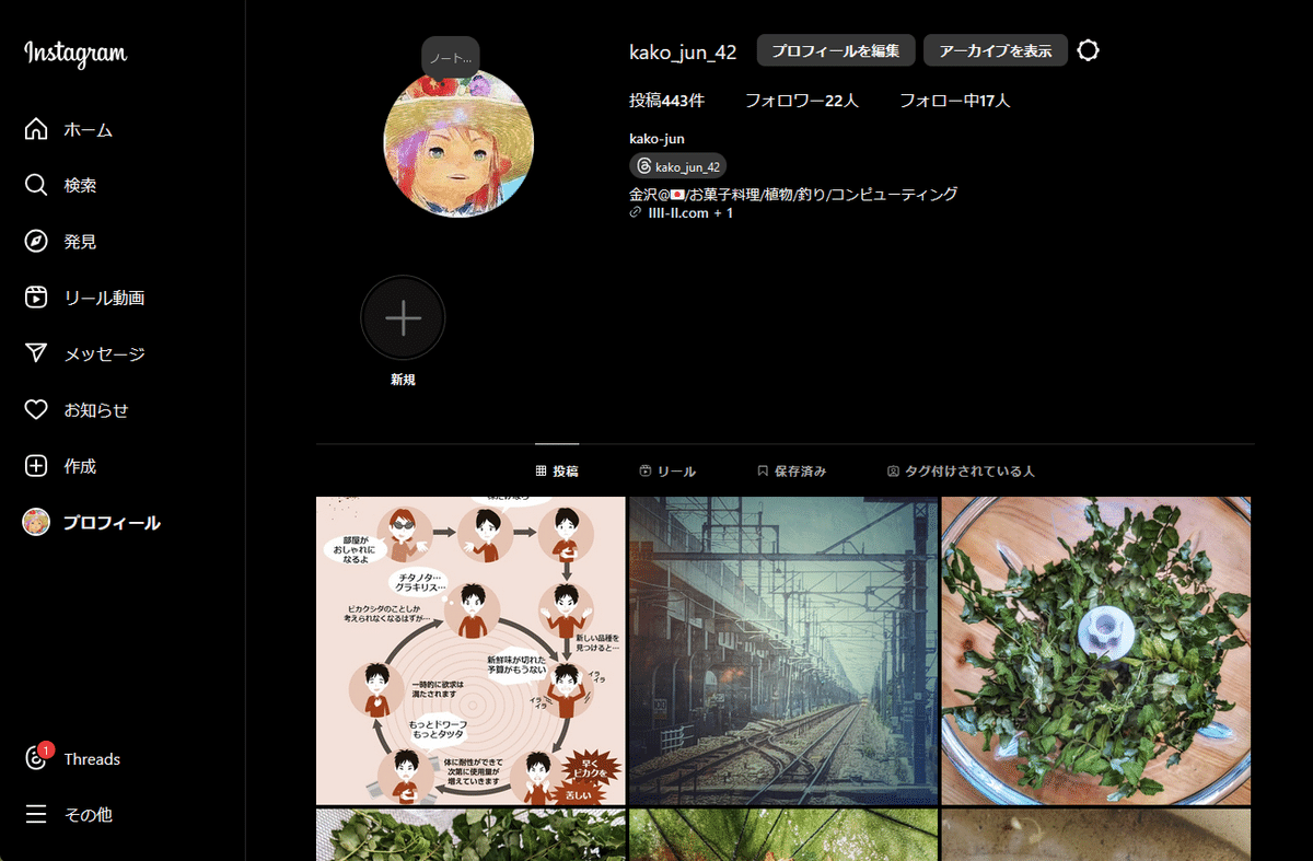 noteとInstagramとXとThreadsとBlueskyとNostrと呪われし姫君｜kako-jun