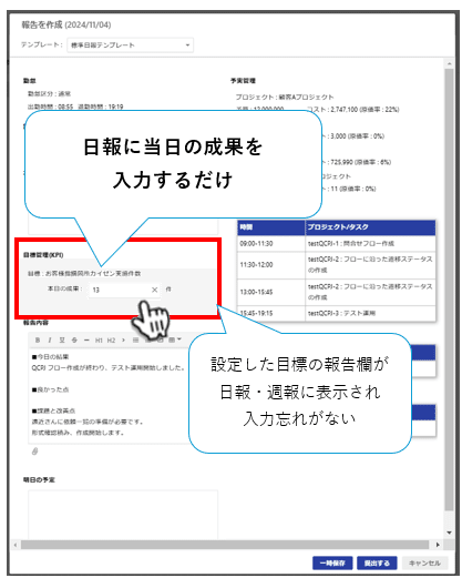 日報と連携で続く！やりきる！目標管理（KPI)｜株式会社ENKINLAB
