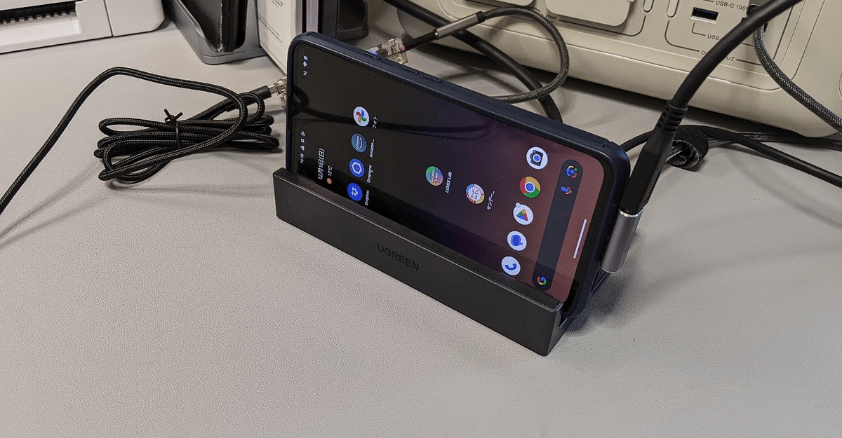 UMPCドックはノートPCスタンド兼ドックとして使うのにも良い(UGREEN TVドック 9-IN-1 USB-Cハブ ドッキングステーションレビュー)｜さしみつ