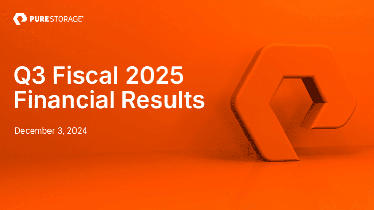 PSTG (Pure Storage)【FY25 Q3決算】｜もてのり 米国株決算