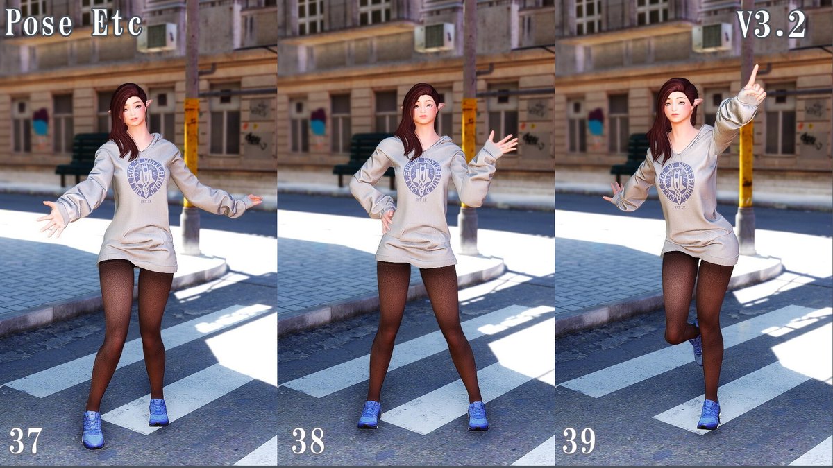 Ena Poser ポーズリスト[Etc Pose]｜Ena