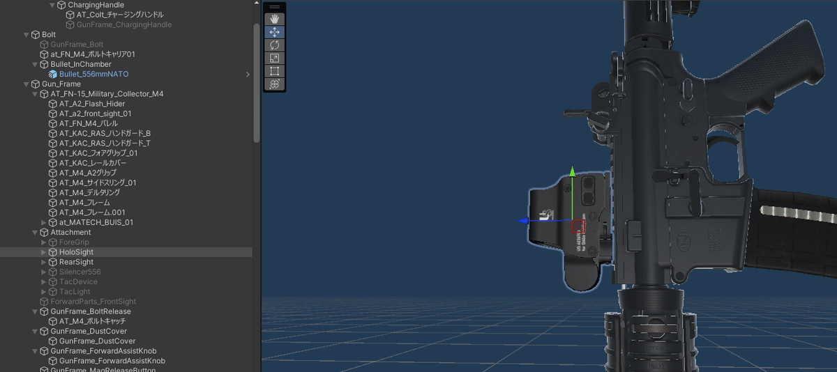 【VRChat】銃を撃ちたいけどFXとか作れない？ DAGsAR No.01 US416を改変すればヨシ！｜郭公