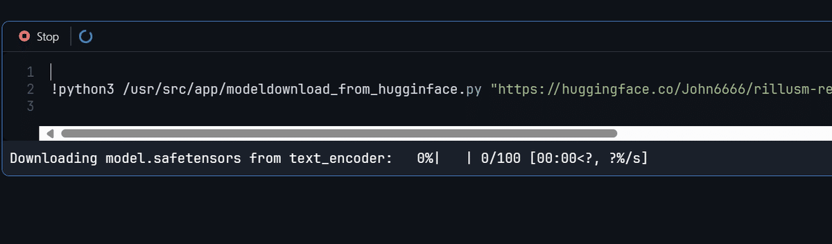Streamlitを使用して、paperspaceのモデルダウンロード用のipynbの作成する試み｜shiba*2