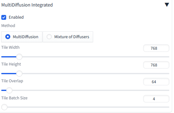 Multi Diffusionを使えばVRAMが少なくても高解像度の画像を作れると聞いて｜たかみね