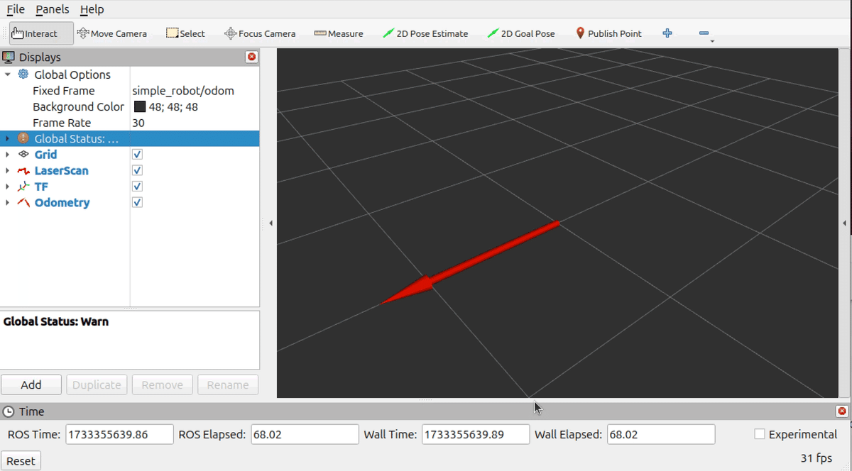 ROS2 Jazzy 入門 (5) - Odometry｜npaka