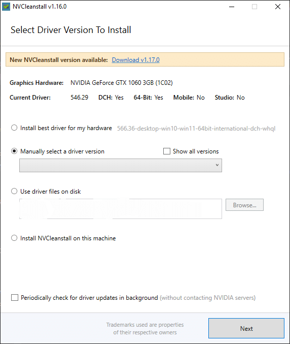 NVIDIAドライバーの軽量化｜krrge