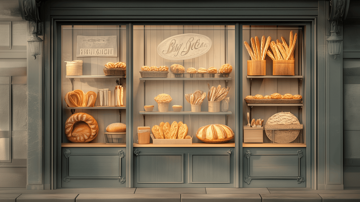 パン屋さんのイラスト｜AK51