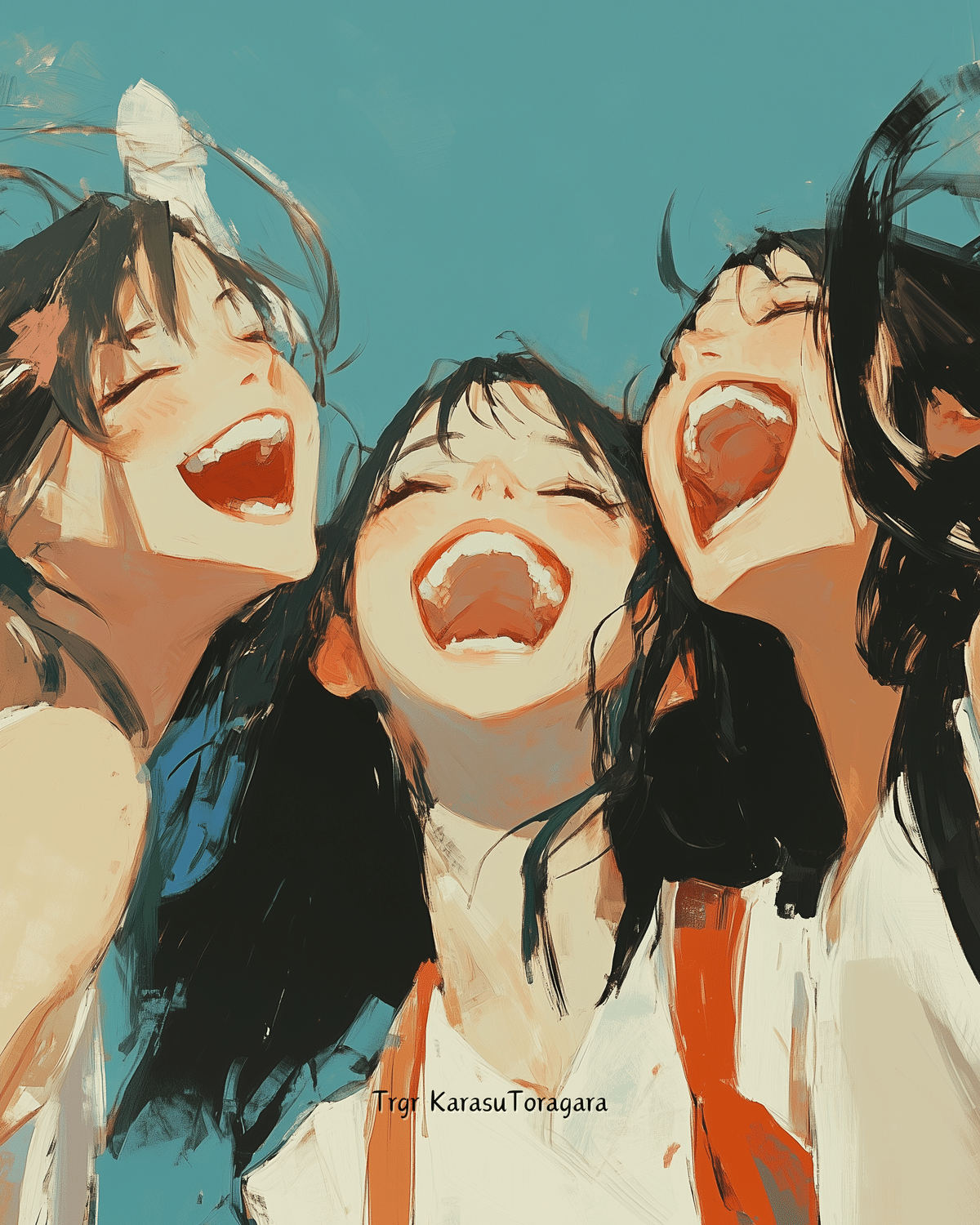 あなた自身と友達のためだけの笑顔という自由｜Trgr / カラストラガラ | モチベーションUP | フォロバ100