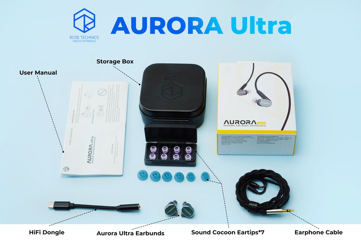 Rose Technics Aurora Ultra紹介｜イヤホンジャックと豆🐒@ポタオデ