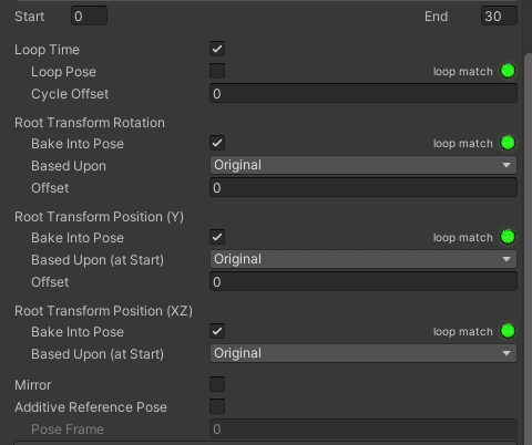 【Unity】Humanoidアニメーションの修復・手動調整方法｜ガルペノ