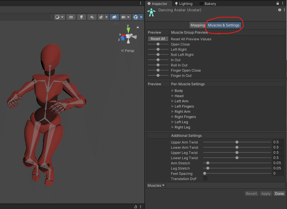 【Unity】Humanoidアニメーションの修復・手動調整方法｜ガルペノ